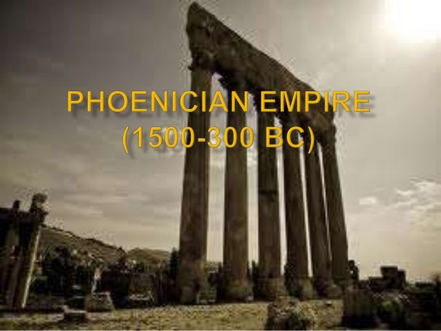 Phoenician empire history of architecture