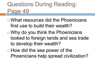 Phoenicians powerpoint | PPTX