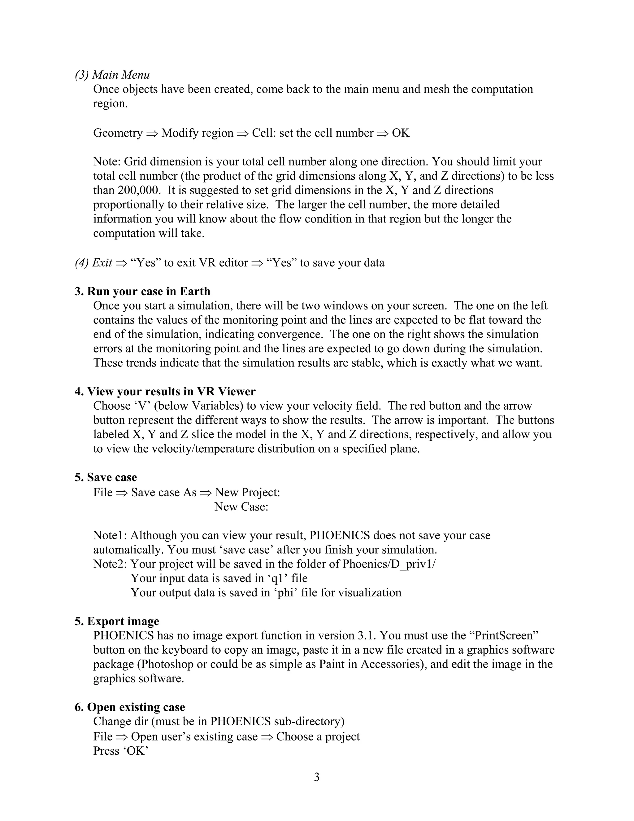 Phoenics tutorial | PDF