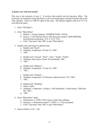 Phoenics tutorial | PDF
