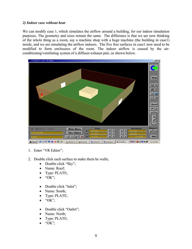 Phoenics tutorial | PDF
