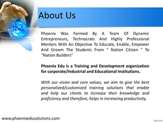 Phoenix Edu Solutions | PDF