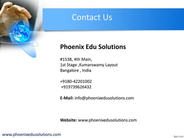 Phoenix Edu Solutions | PDF