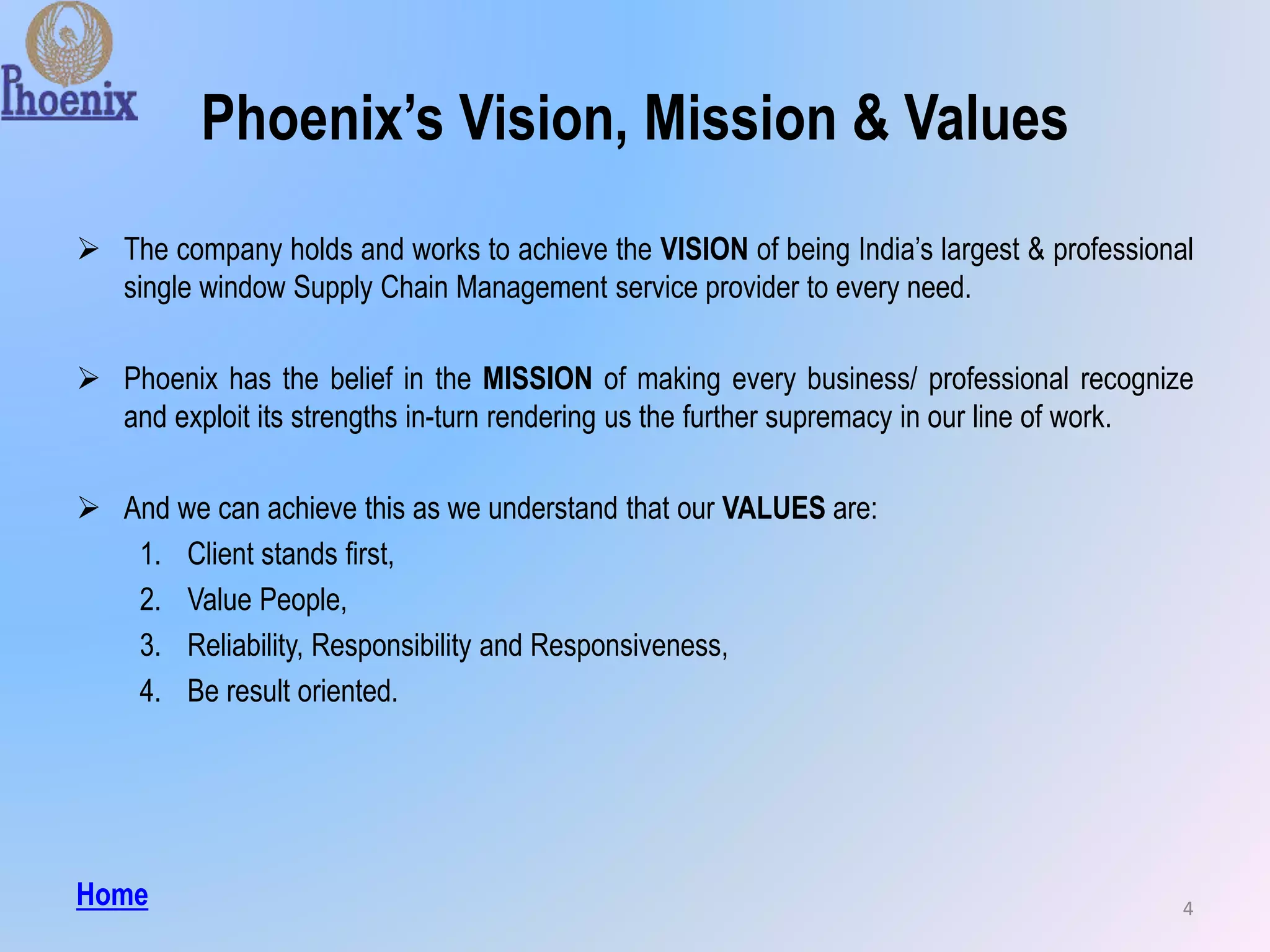 Phoenix Express Pvt. Ltd. - Company Profile | PPT