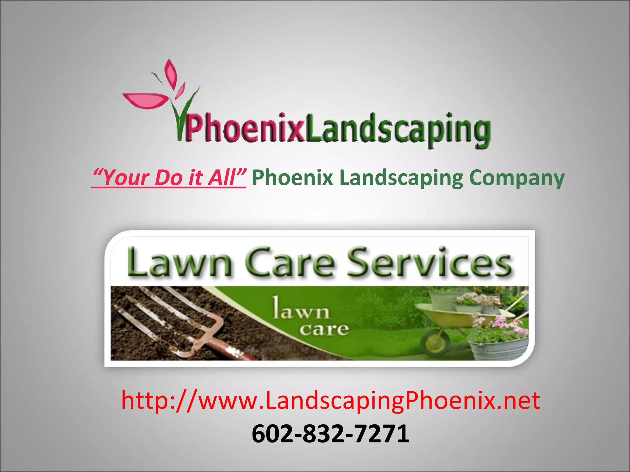 Phoenix landscaping | PPT