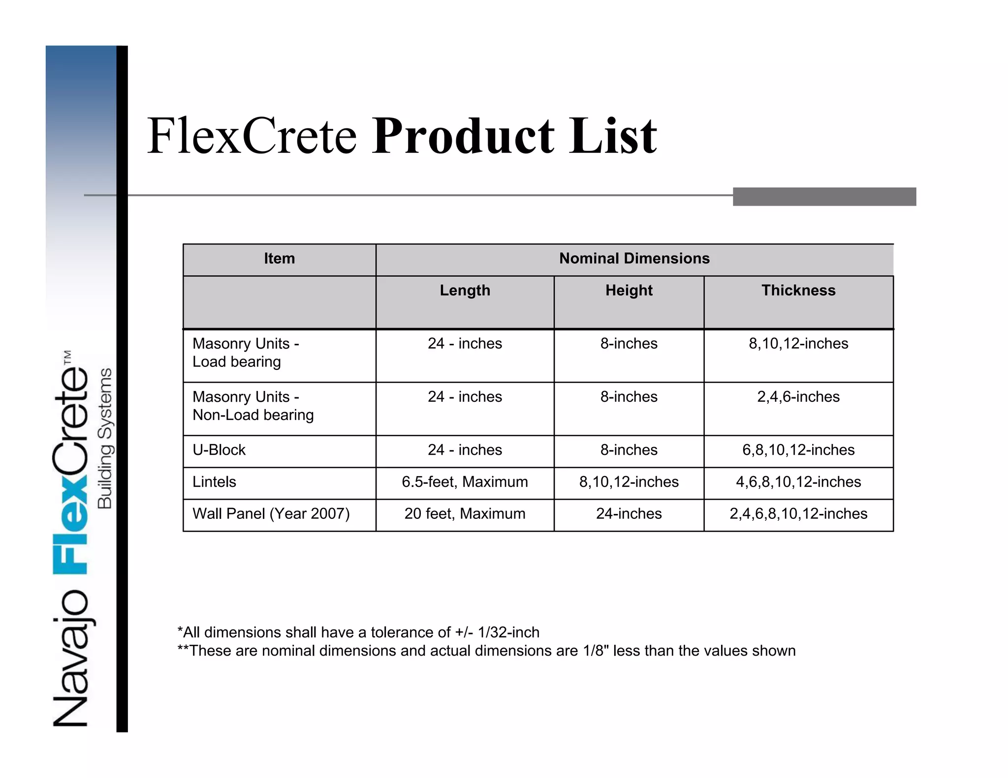 Phoenix Navajo Flex Crete Presentation | PDF