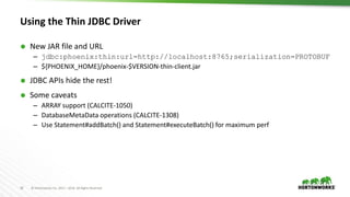 Apache Phoenix Query Server | PPT