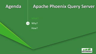 Apache Phoenix Query Server | PPT