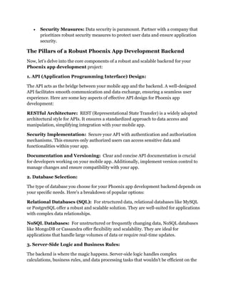 Phoenix App Development How to Build a Robust and Scalable Backend.pdf