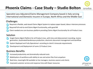 Phoenix Claims Insurance Software Platform | PDF
