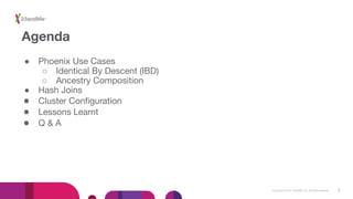 PhoenixCon 2018 - Applications of HBase/Phoenix @ 23andMe | PPT