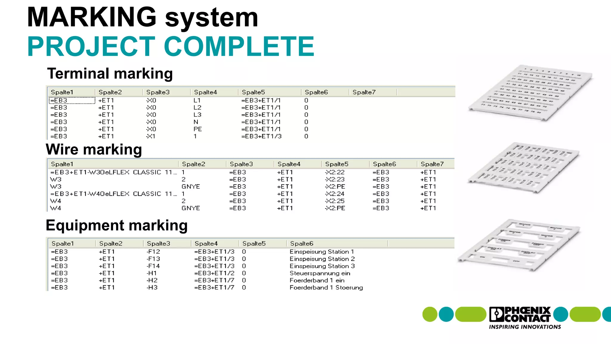 PHOENIX CONTACT - Project Complete - Software for Planning and Marking ...