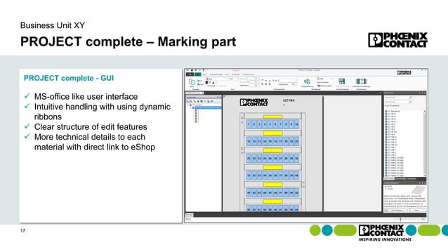 PHOENIX CONTACT - Project Complete - Software for Planning and Marking ...