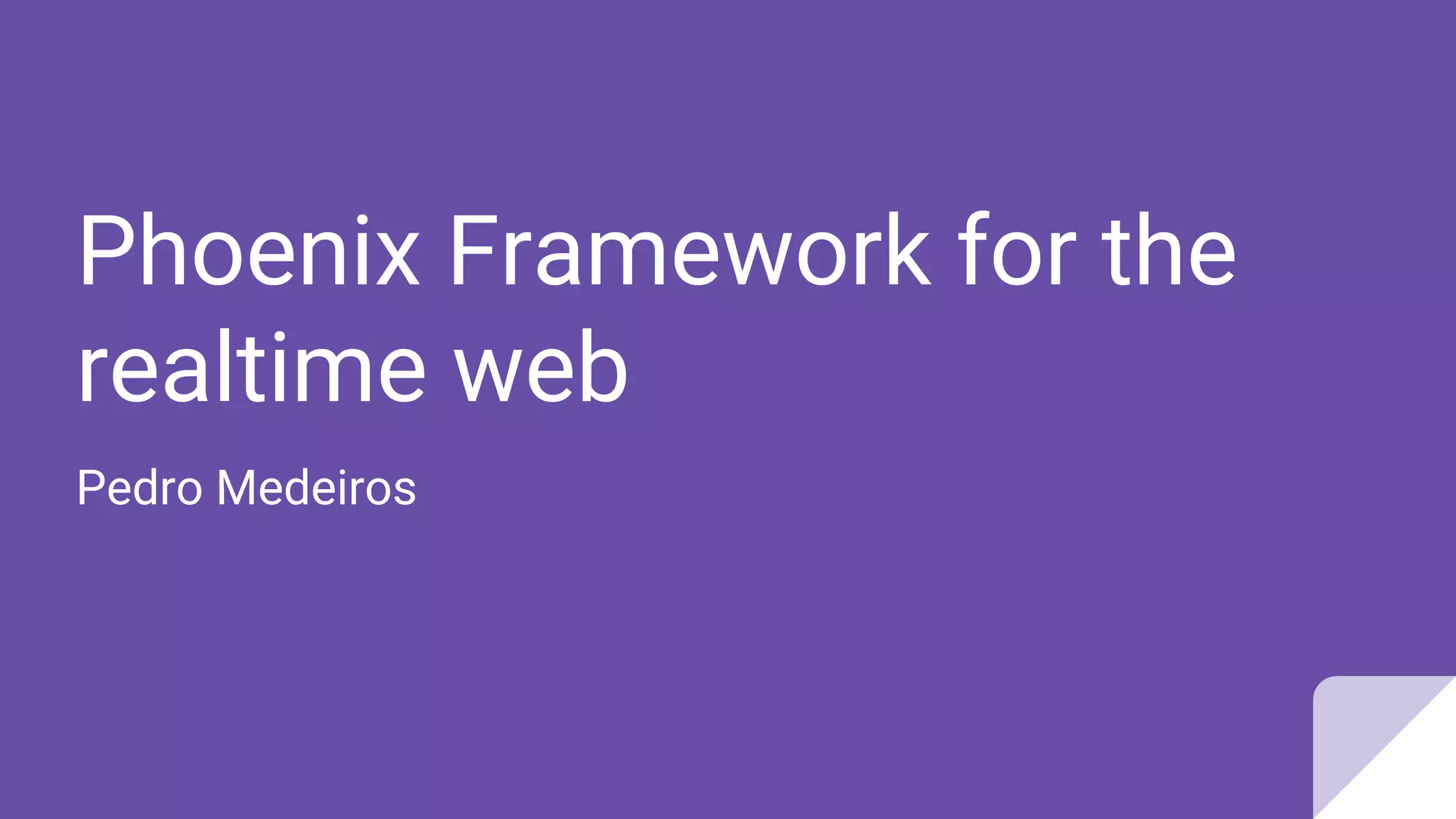 Phoenix Framework for the realtime web | PDF | Programming Languages | Computing