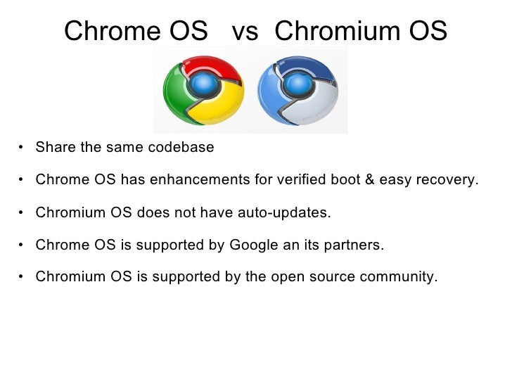 Chrome os vs chromium os - windowsdarelo