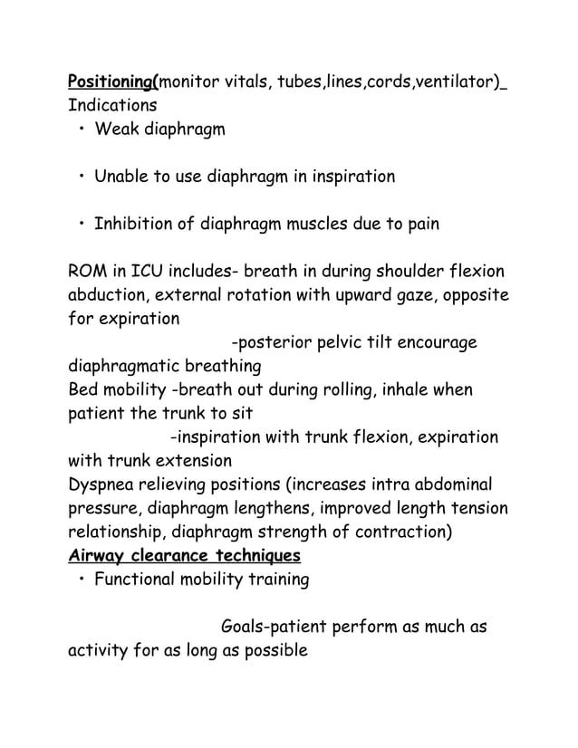 physiotherapy in icu patients | DOC | Lung and Respiratory Health ...