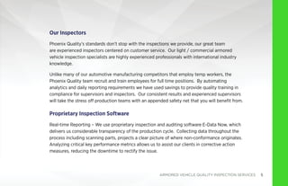 Phoenix Quality armored vehicle inspections | PDF | Automotive Industry ...
