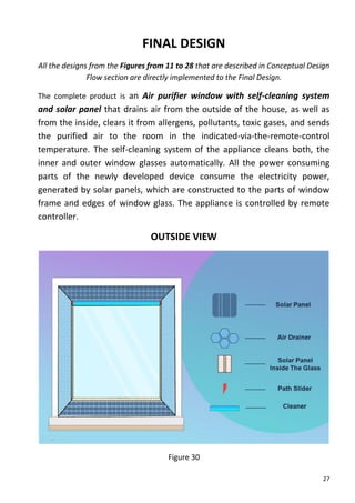 Air Purifier Window with a Self-Cleaning System and Solar Panel | PDF