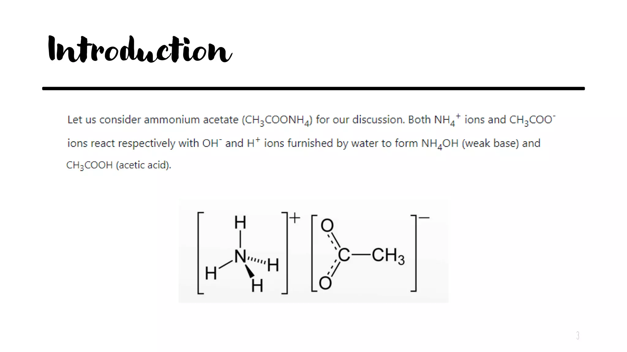 pH of a salt of a Weak acid and Weak base: Derivation | PPT
