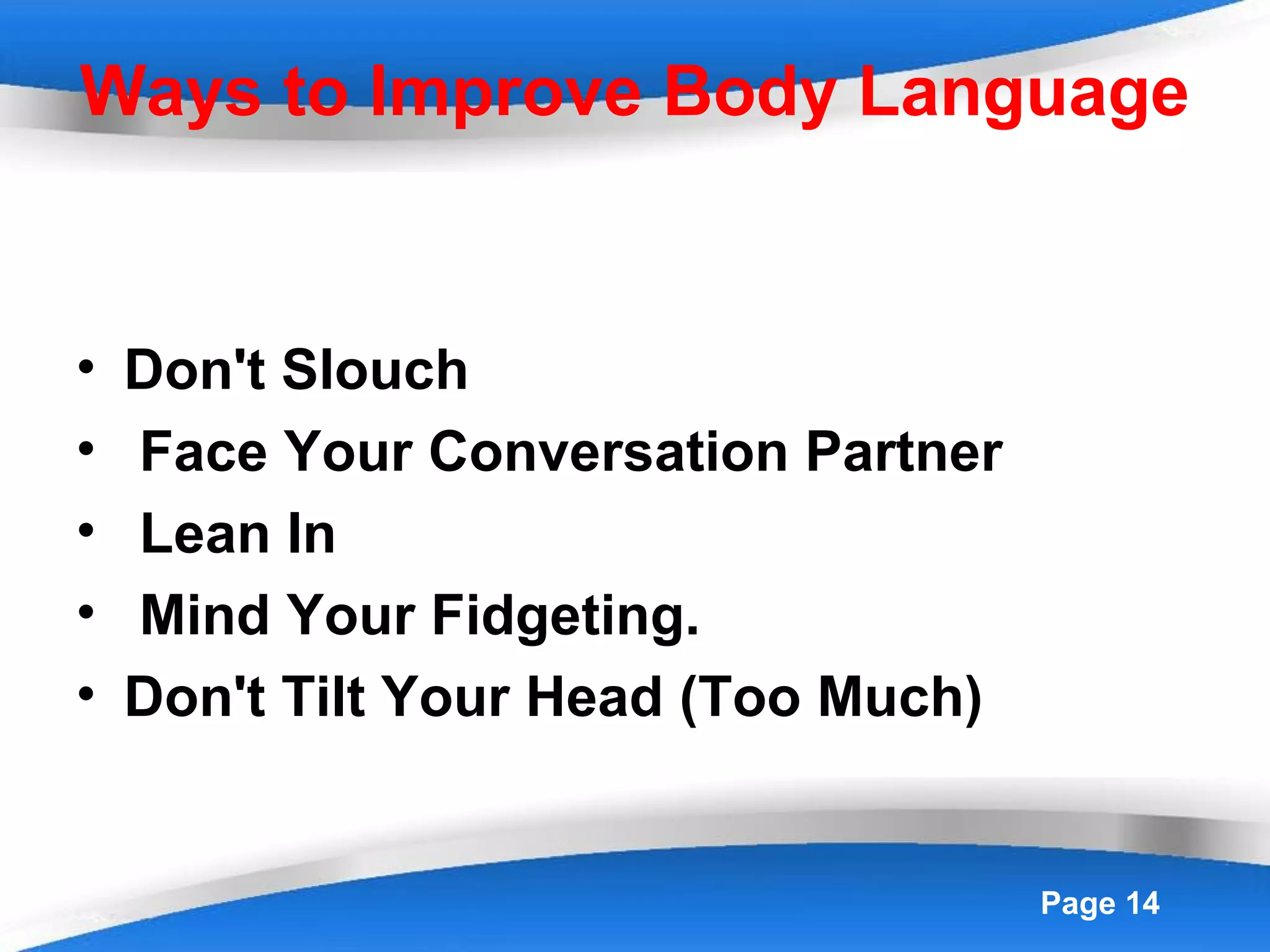 Body language | PPT
