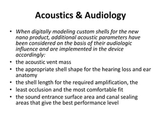 Phonak nano is an excellent new custom hearing system from bengal ...