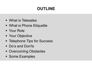 Phone call etiquette and success by Mario Kanaan | PPTX