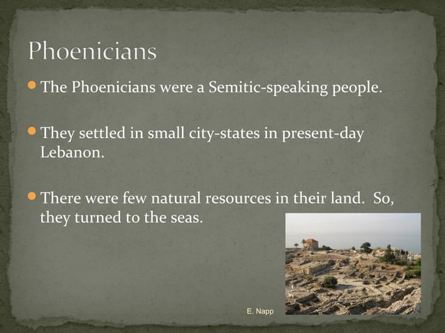 Phoenicians and Hebrews | PPT