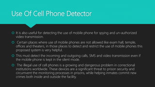 Cell Phone Detector Presentation | PPTX
