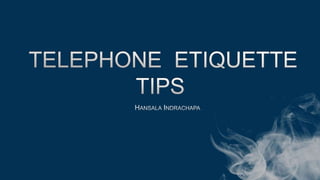 Telephone Etiquette Tips | PPTX
