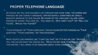Telephone Etiquette Tips | PPT