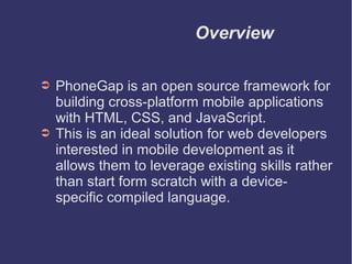 What is PhoneGap? | PPT