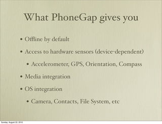 Building Apps with PhoneGap | PPT