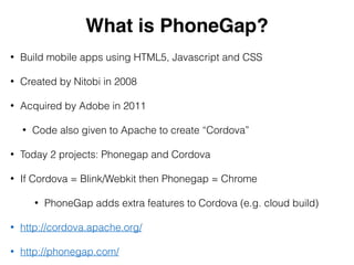 Introduction to PhoneGap | PPT