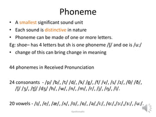 Phoneme | PPTX