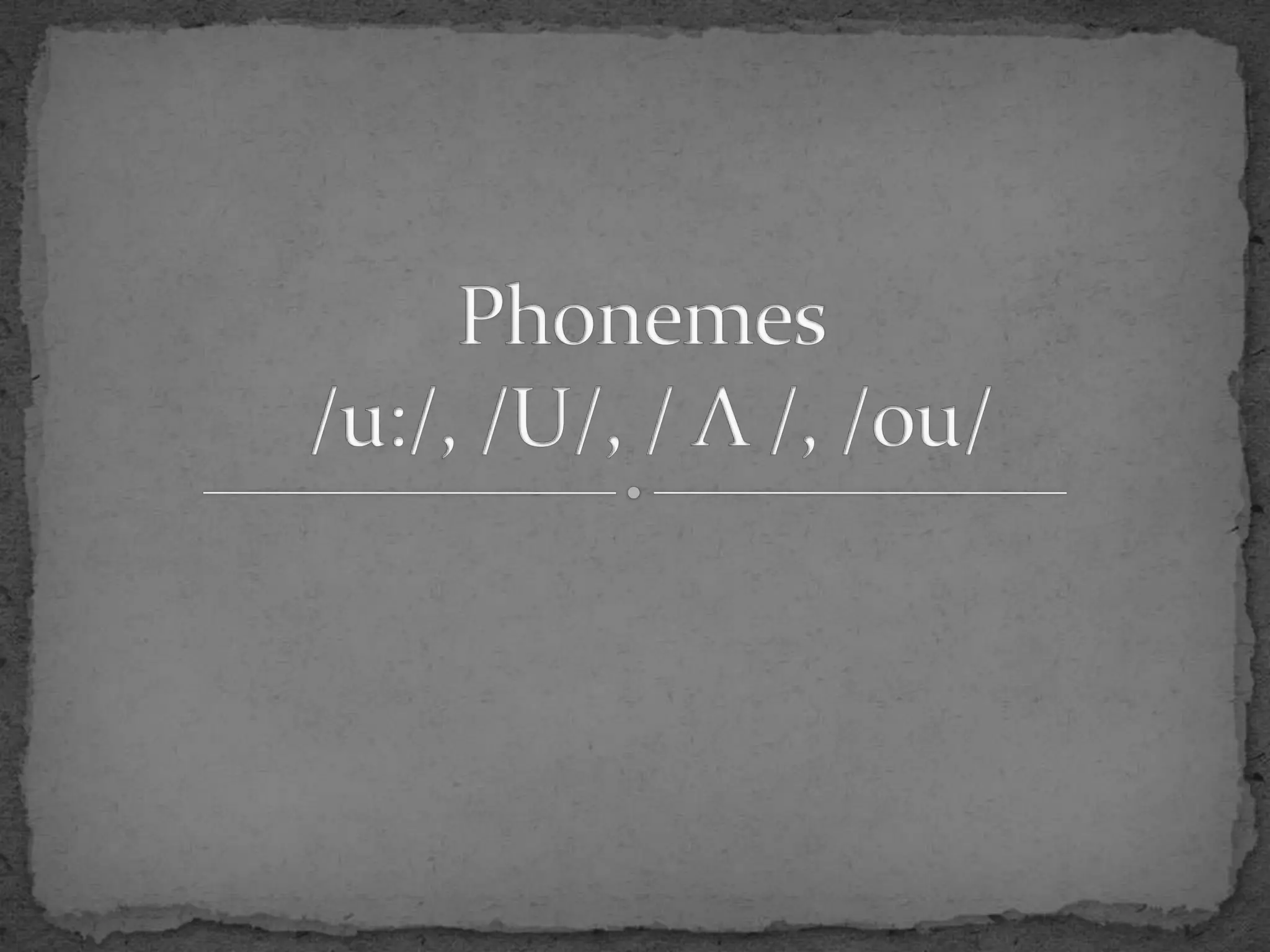 Phonemes | PPTX
