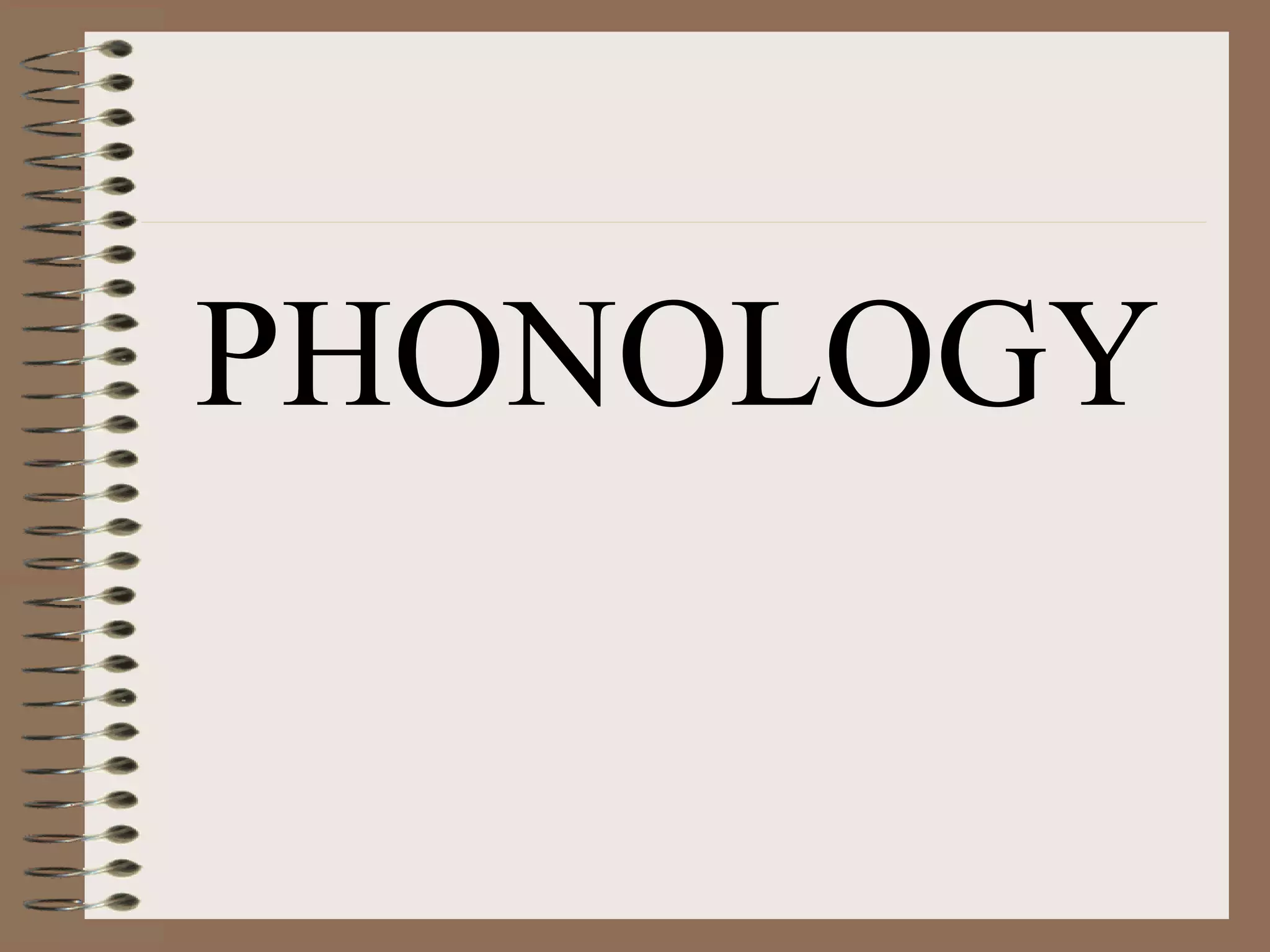 Phonology | PPT