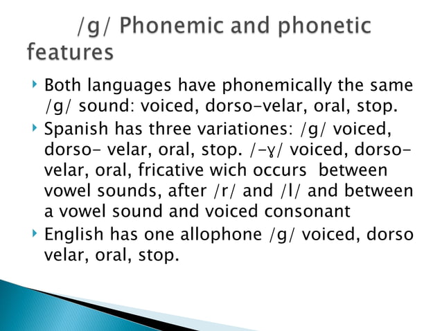 Phonemic and phonetic contrast | PPT