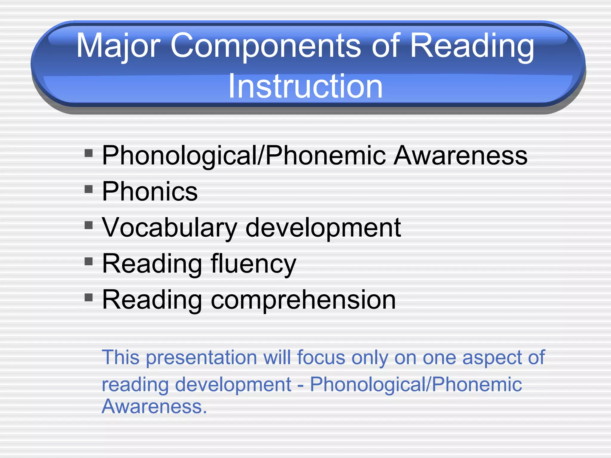 Phonemic Awareness | PPT