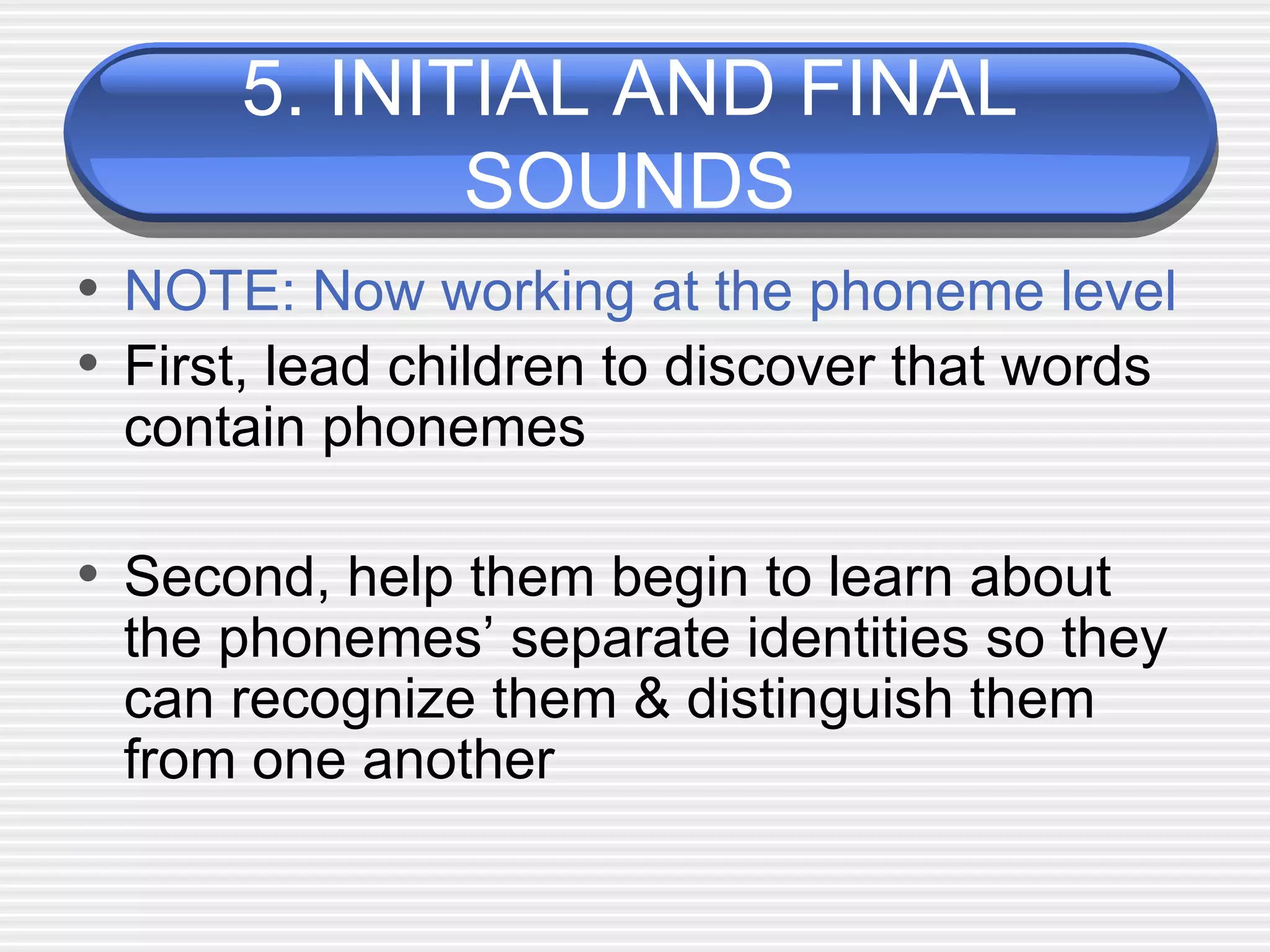 Phonemic Awareness | PPT