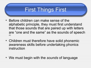 Phonemic Awareness | PPT