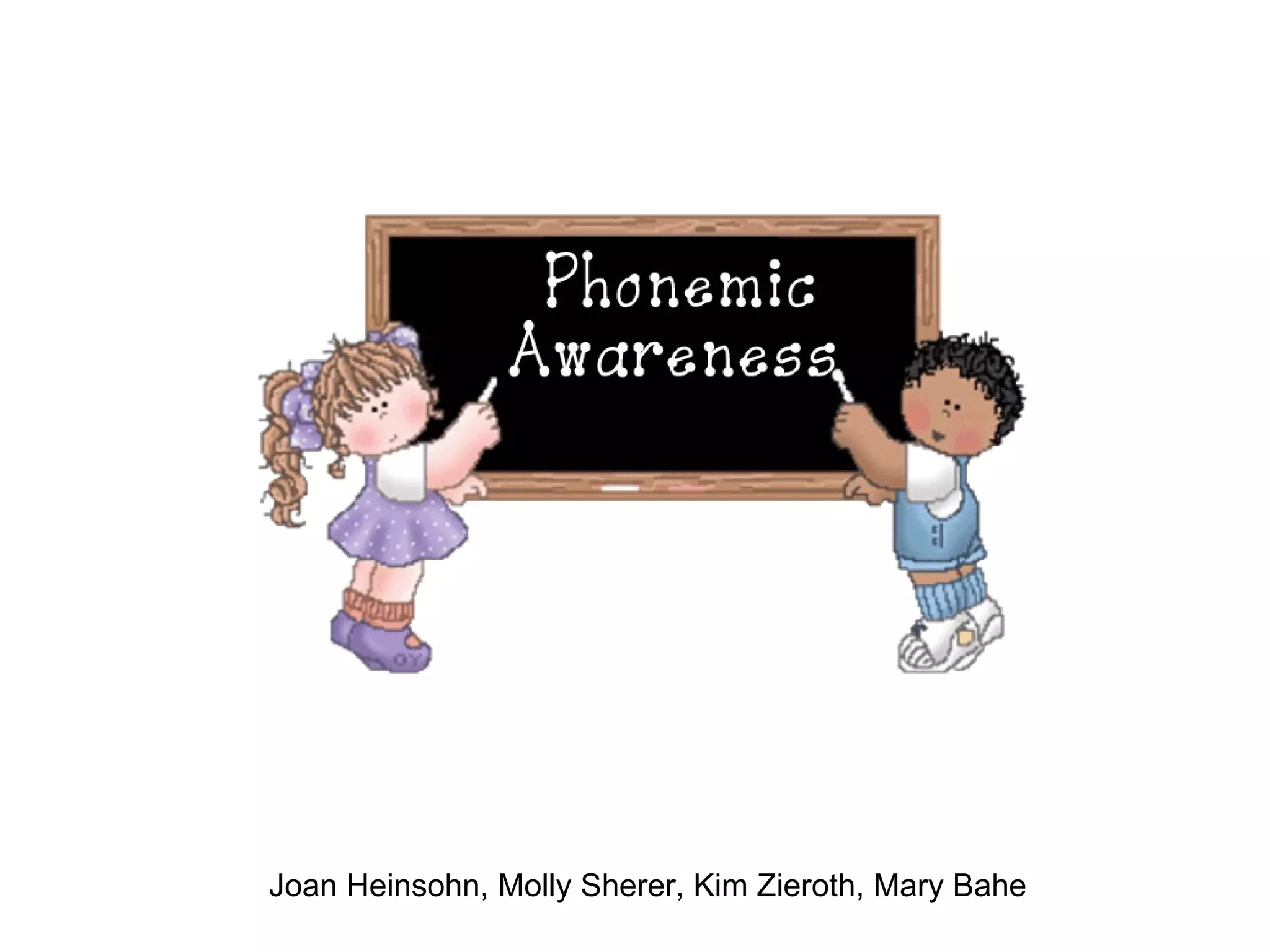 Phonemic Awareness | PPT | Education