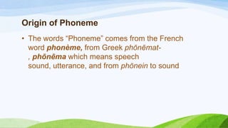 Phonemic awareness | PPTX