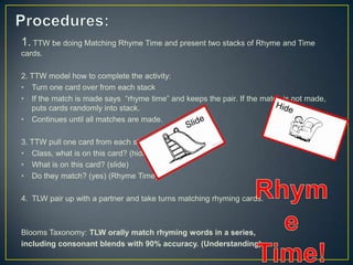 Phonemic awareness lesson plan pp | PPTX