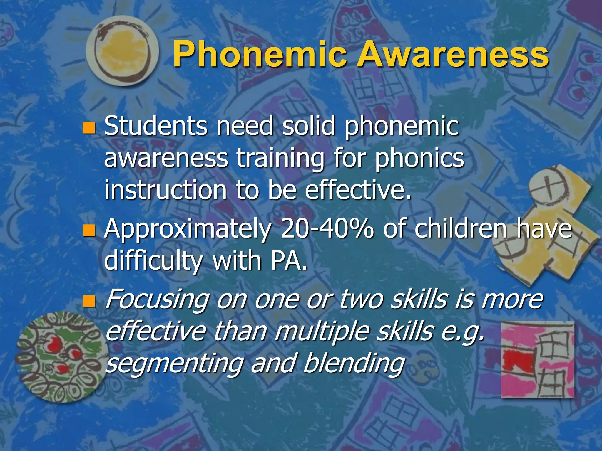 Phonemic awareness phonics and fluency | PDF