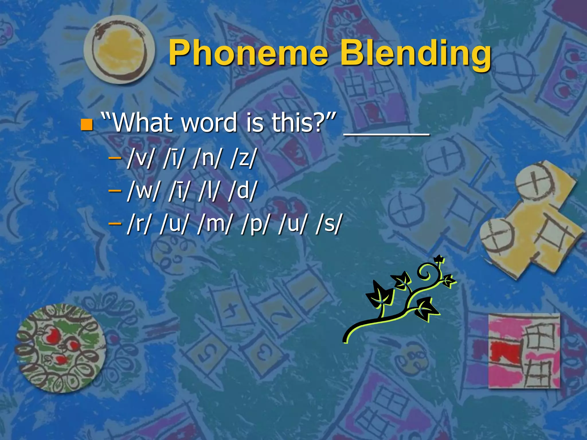 Phonemic awareness phonics and fluency | PDF