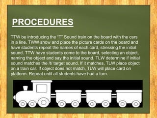 Phonemic Awareness Lesson Plan - Beginning Sounds | PPTX