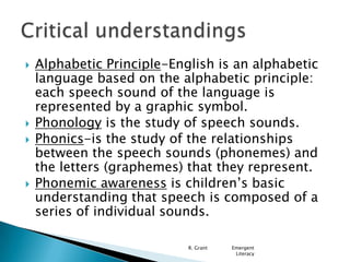 Phonemic Awareness - Dr. Grant - GMU | PPTX