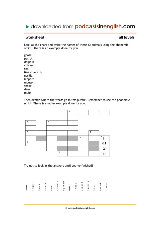Phonemic Chart Pdf
