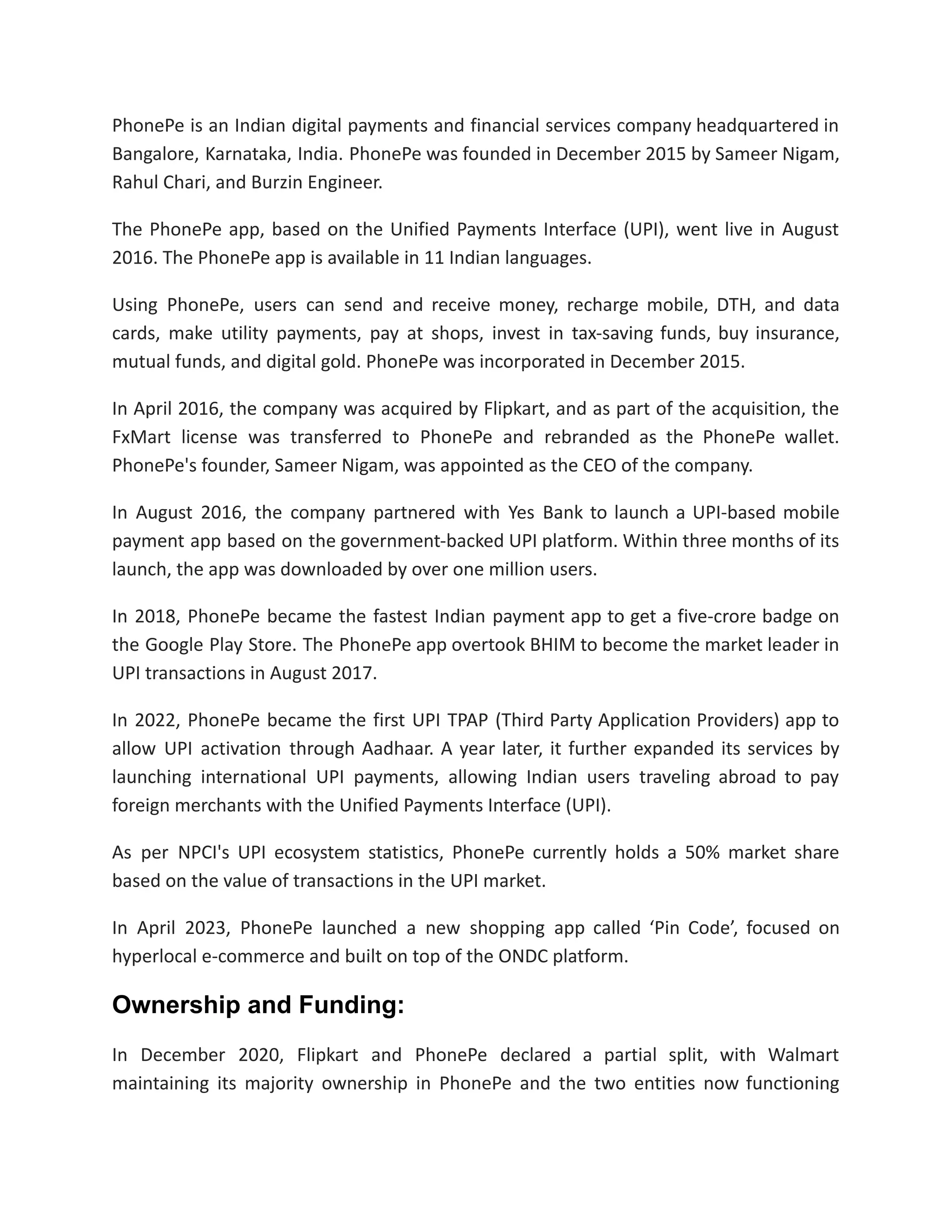 PhonePe's Success Story: Revenue, Awards, and Innovations in 2023.pdf