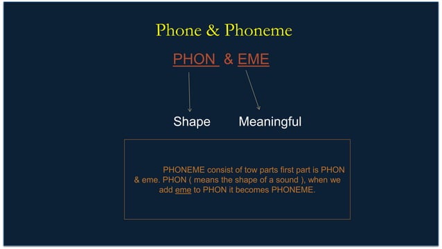 Phone, phoneme and allophone | PPTX | Smartphones | Consumer Electronics